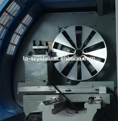 Diamond Cutting Wheel Lathe/ Alloy Wheel Cnc Lathe Rim Repair Machine ...