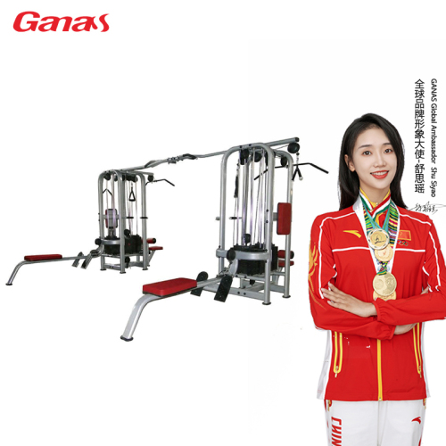 Ganas Gym Multi Jungle 8 Stacks Machine, High Quality Ganas Gym Multi ...