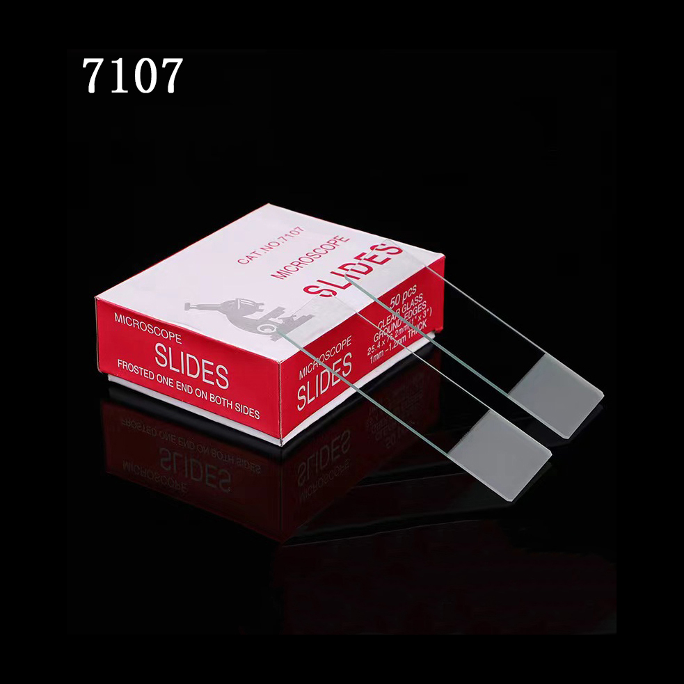 Luoron Frosted One End On One Side Frosted Microscope Slides Model 7105 ...