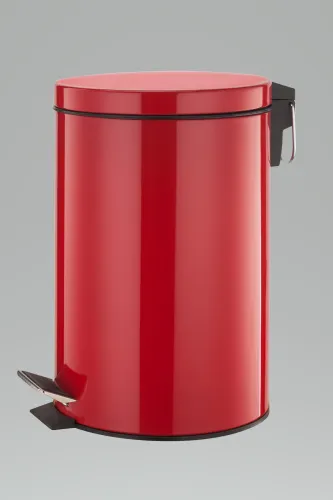 Red Color Stainless Steel Trashbin, High Quality Red Color Stainless ...