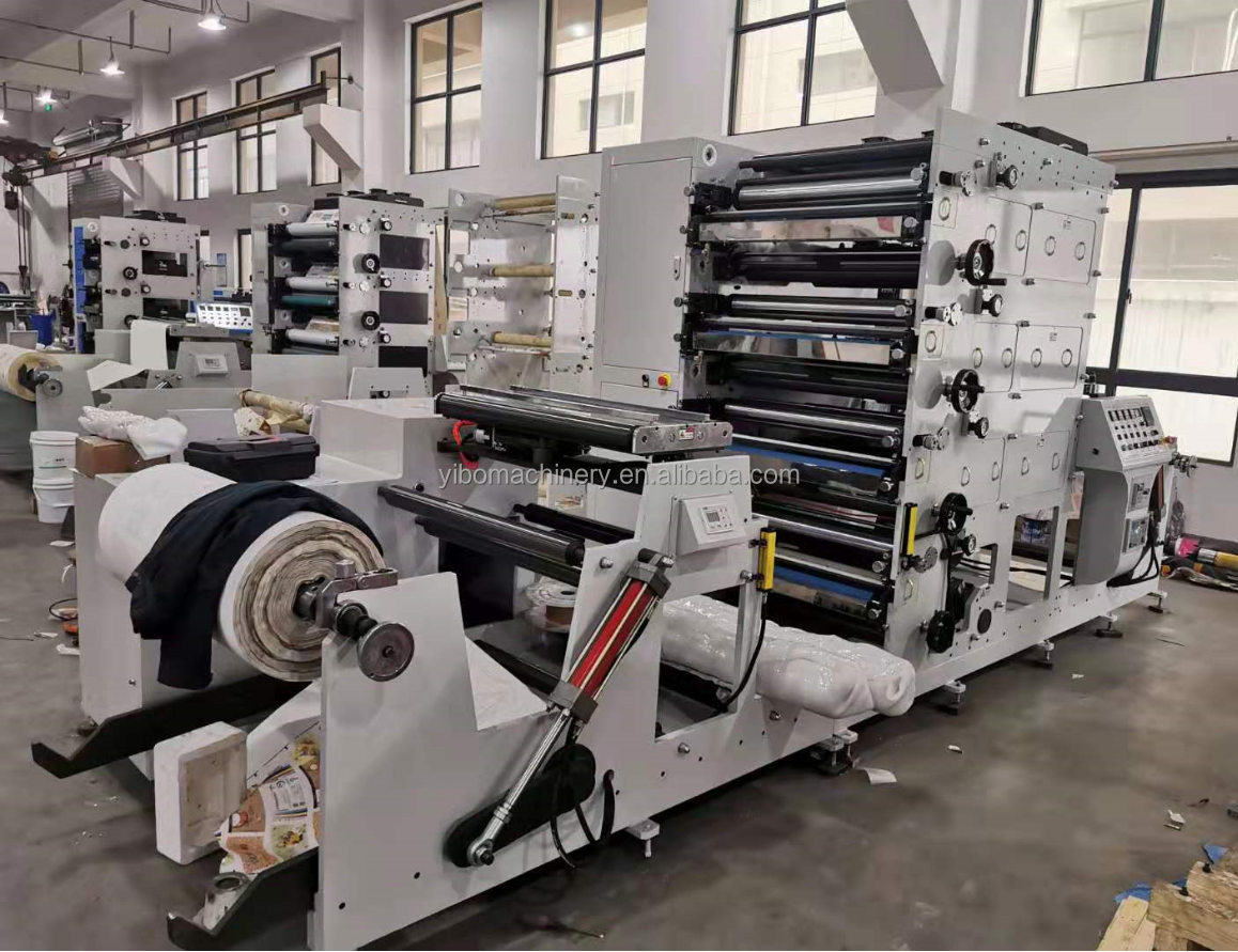 Uv Ir Adhesive Sticker Label Flexo Flexographic Printing Machine, High ...