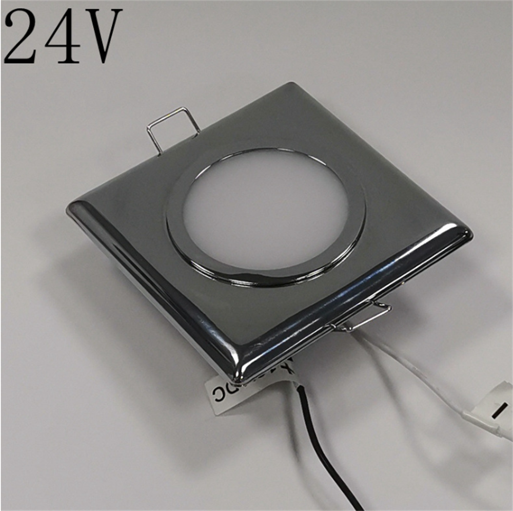 12v Stainless Steel Led Cluster Square Overhead Light For Marine, Boat ...