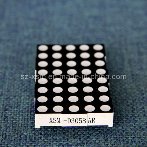 Dot Matrix Led Display 7.62mm (xsm-d3058), High Quality Dot Matrix Led ...