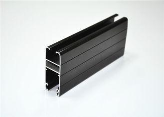 Commercial Anodized Black Aluminium Extrusion Profile 6063-, High ...