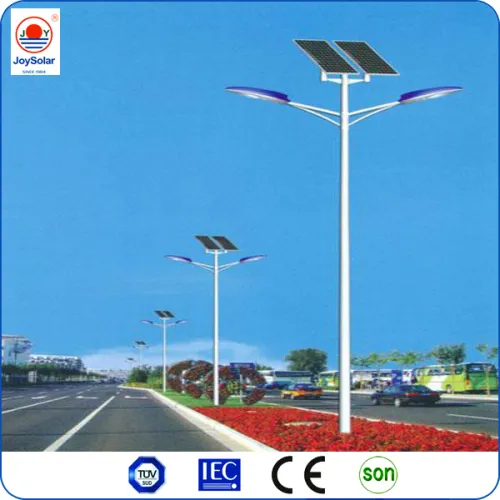 9m Double Arm Solar Street Light, 2*50w Led Light, High Quality 9m ...