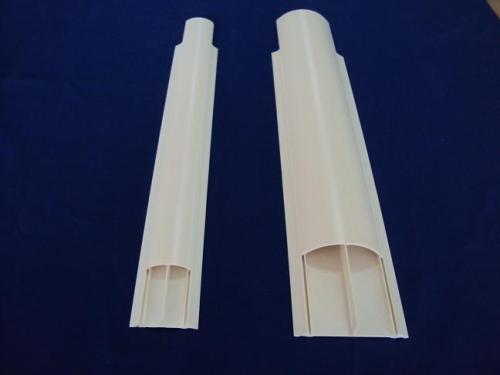 Pvc Floor Trunking With Tow Channels, High Quality Pvc Floor Trunking ...