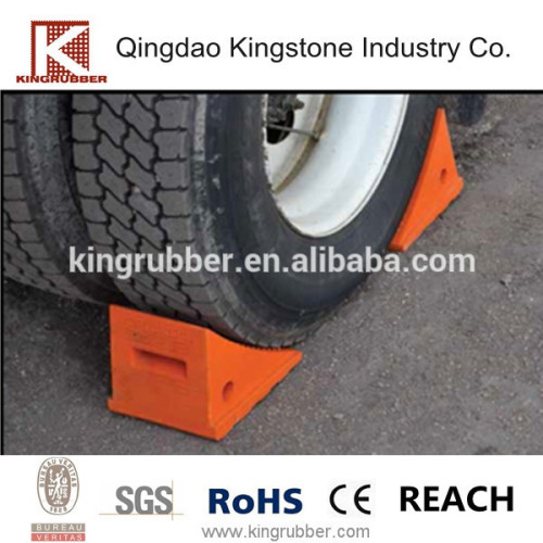 Heavy Duty Polyurethane Wheel Chock With Ergonomics Handle, High ...