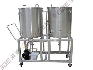 Stainless Steel Cip System With Recycle Water Tank , Cip Pump For Bar ...