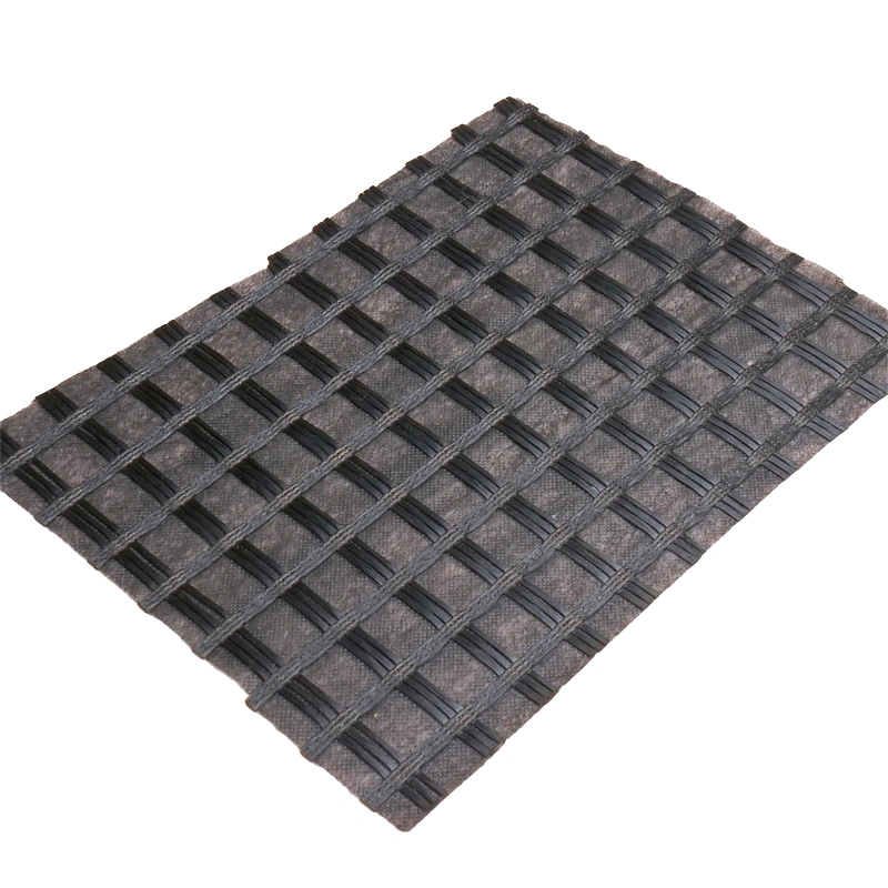 Engineering Polyester Geogrid Knitted Geocomposites China Manufacturers ...