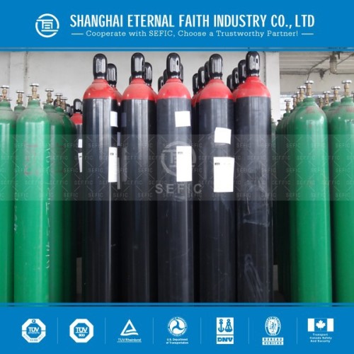 Seamless Steel Gas Cylinder High Pressure Industrial Oxygen Cylinder ...
