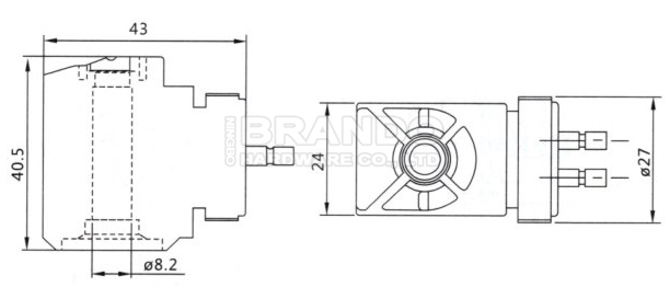 Daf รถบรรทุกโซลินอยด์วาล์วคอยล์ 24vdc 1457275 1303948 คุณภาพสูง Daf ...