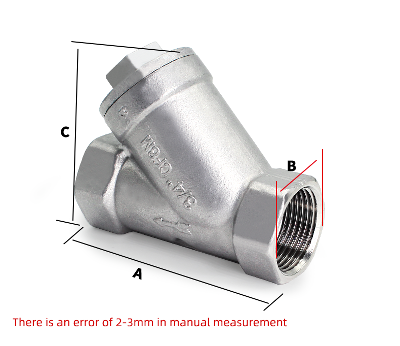 Industrial Stainless Steel 304 Y-type Female Threaded Water Filter And ...