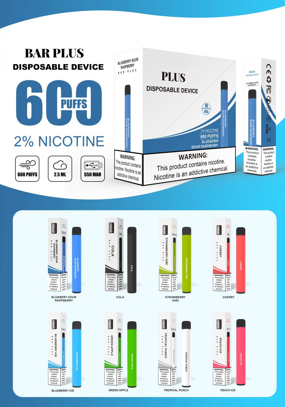 Randm 600 Mesh Coil Wpuff Elf Disposable Vape, High Quality Randm 600 ...