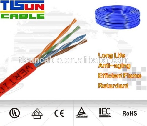 1000ft Bulk Cat5e Plenum Cable - 24awg Utp Cmp Solid Copper, High Quality 1000ft Bulk Cat5e ...