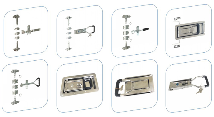 Stainless Steel Trailer Rod Lock And Door Lock Gear For Semi Trailers ...