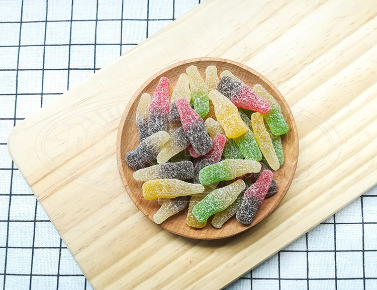 Cola Bottle Halal Sour Soda Candy Multi Flavour คุณภาพสูง Cola Bottle ...