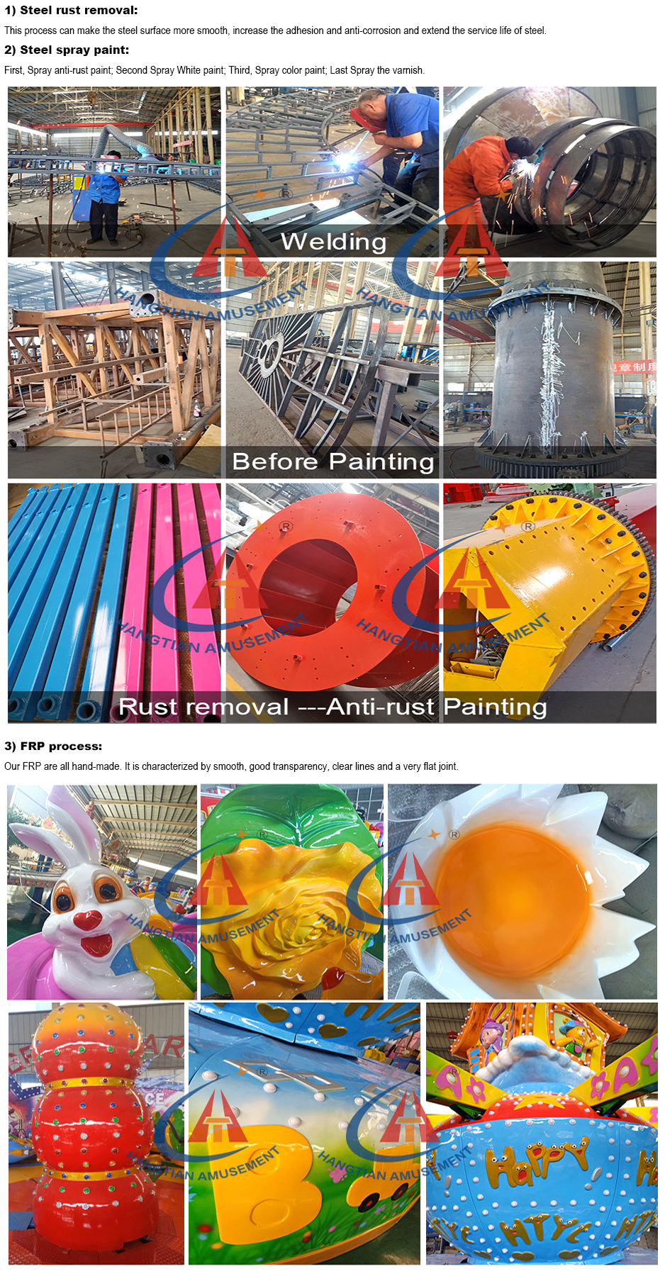 Outdoor Playground Funfair: Big Pendulum Hammer Ride Attractions, High ...