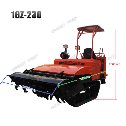 Engine Power Rotary Tiller Track Rubber Track 1gz-230, High Quality ...