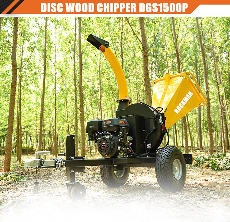 15hp Gasoline Atv Towable Wood Chipper/shredder With 5 Inch Capacity ...