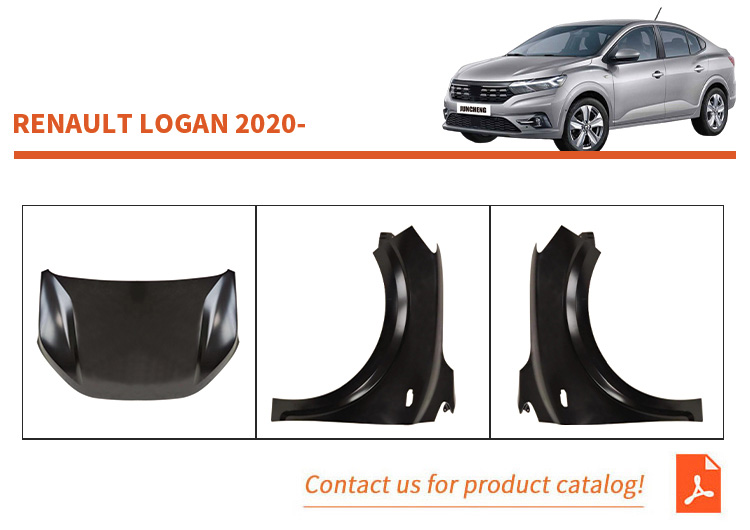Auto Body Kit Steel Car Engine Hood Cover Bonnet For Renault Logan 2020 ...