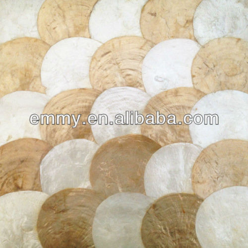 Capiz Mother Of Pearl Capiz Seashell Mosaic Wall Tile Wall Panel, High ...