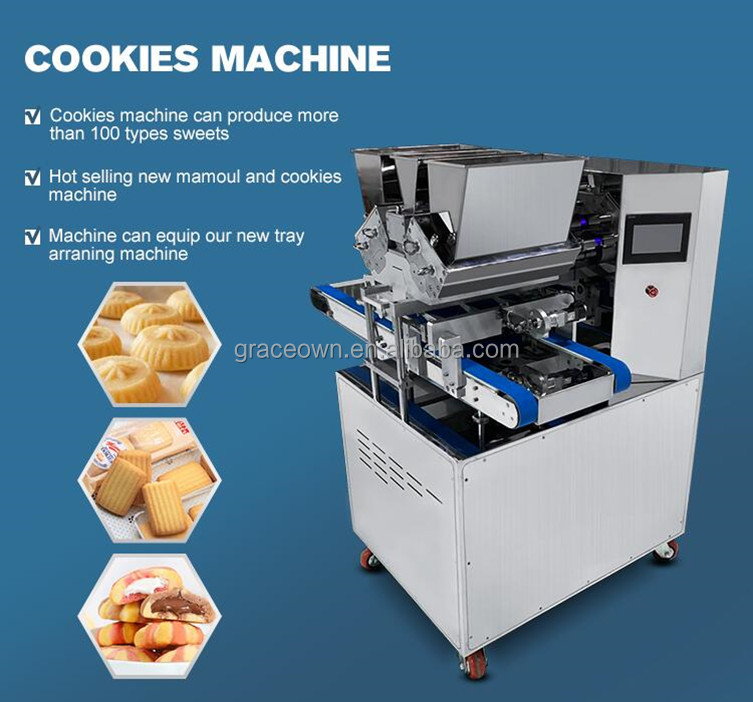 High Capacity Maamoul Mold Machine Mooncake Machine Cheese Encrusting ...