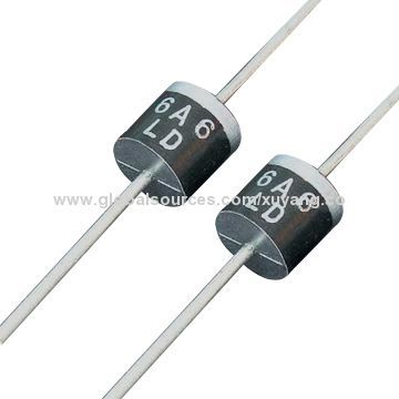 High Current Rectifier Diode, 10a Current And 50 To 1000v Voltage, R-6 ...