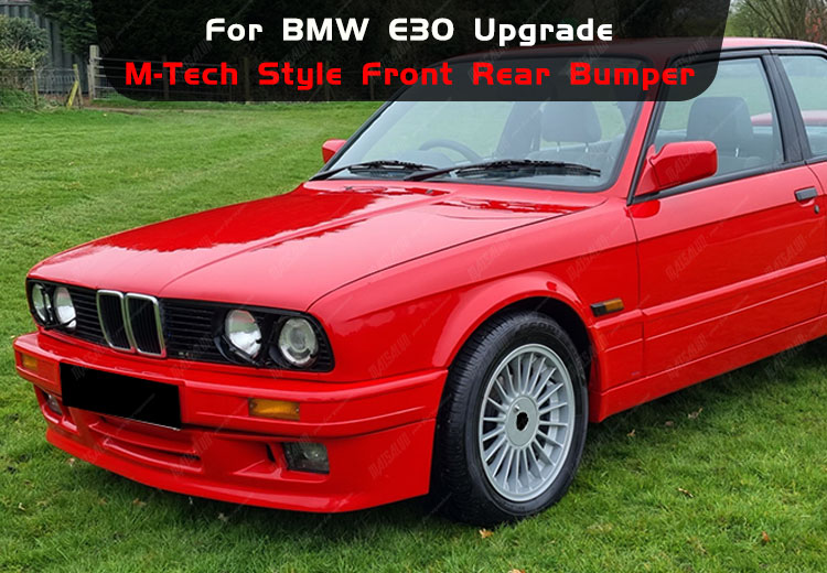 M-tech Style Body Kit Car Bumper For Bmw 3 Series E30 1982-1994 Front ...