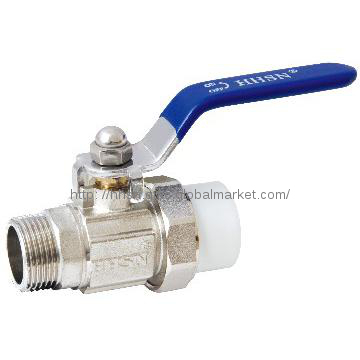 Ppr Ball Valve External Teeth, High Quality Ppr Ball Valve External ...