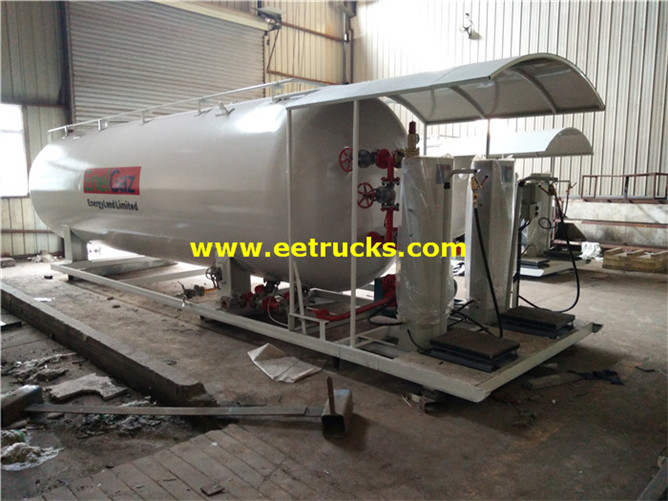 8000 Gallons 12T Skid Mounted Propane Plants China Manufacturers ...
