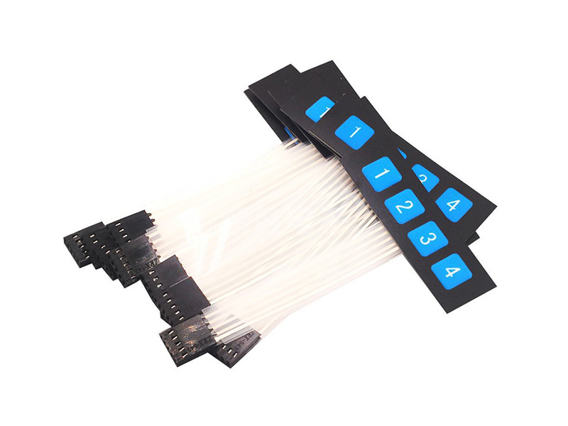 Flat Key Membrane Switch 4 Button, High Quality Flat Key Membrane ...