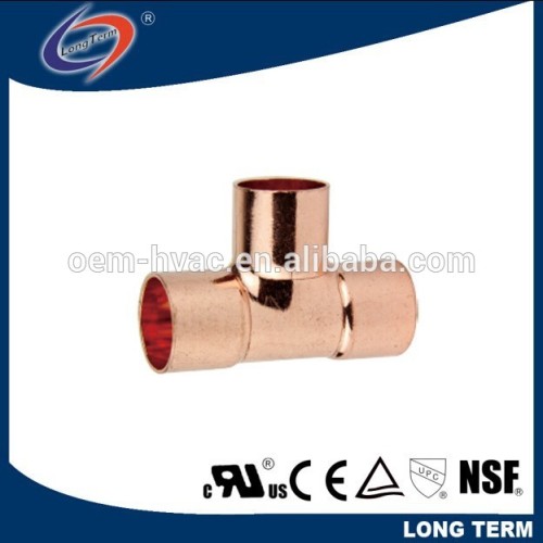 Refrigeration System Copper Fitting Tee, High Quality Refrigeration ...