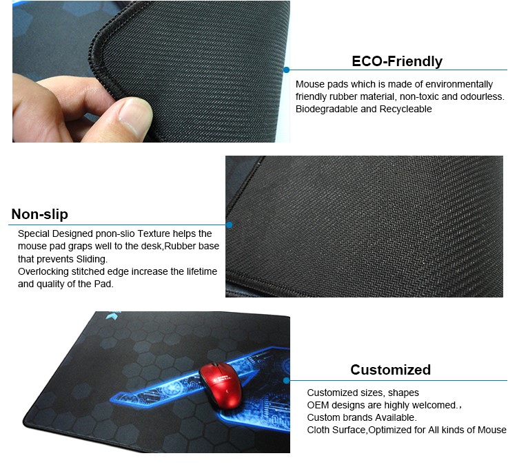 Black Myth Wu Kong Liquid Repellent Polyester Fabric Gaming Mouse Pad ...