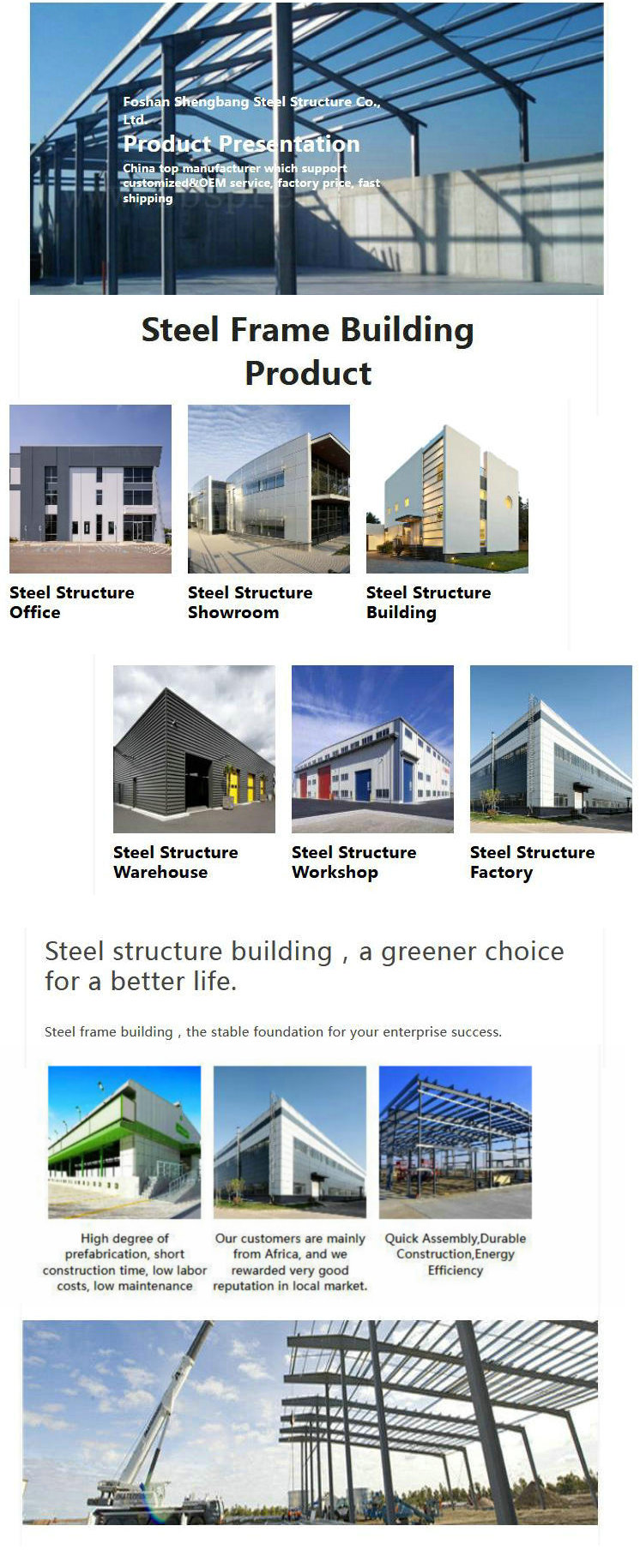 Modern Metal Frame Prefab Steel Cladding House, High Quality Modern ...
