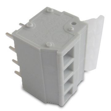 Dual Row Pcb Spring Terminal Block Connector With 5.0mm Pin Spacing ...