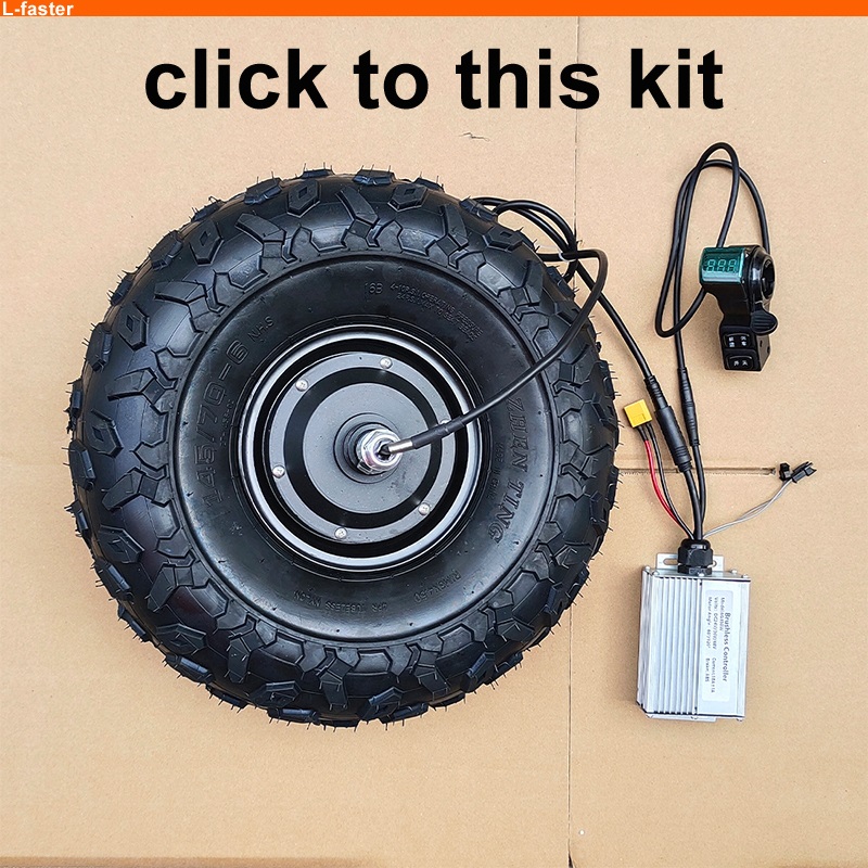 All Terrain Electric Scooter Kit With 350w Gear Motor For 24v/36v/48v ...