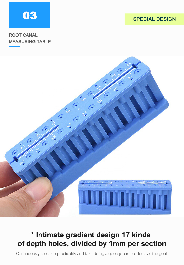 Dental Endodontic Root Canal File Measuring Table, High Quality Dental ...