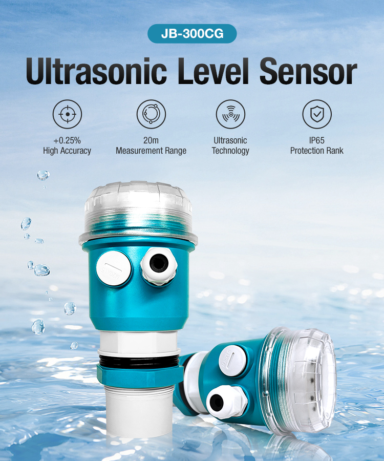 Rs485 Ultrasonic Sewage Water Level Sensor - High Precision Liquid ...