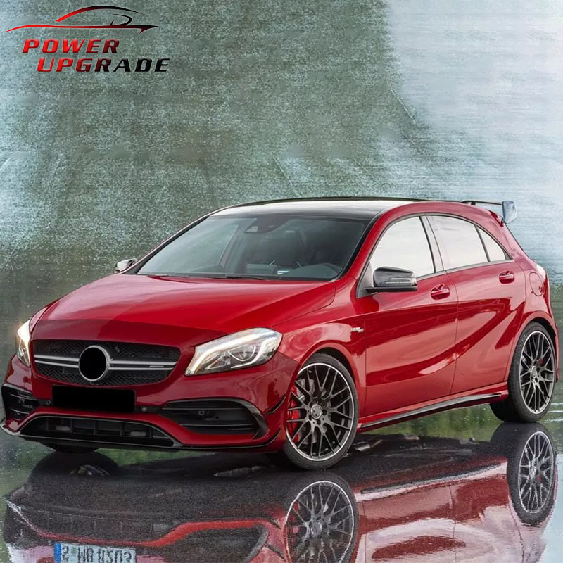 Upgrade A45 Amg Body Kit - Front Bumper, Headlight, Rear Bumper, Side ...