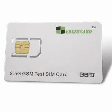 2.5ghz Test Sim Card With -25 To +70°c Working Temperature And 4.5v To ...