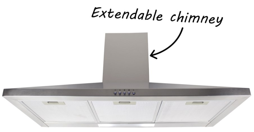 Electriq Kitchen Hood Stainless Tower Extractor, High Quality Electriq ...