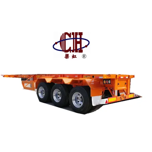 Treler Lori Rangka Kontena Tiga Gandar, berkualiti tinggi Treler Lori ...