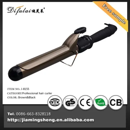 White Color Ceramice Type Magic Tec Hair Curlers Ce Rohs Certification ...