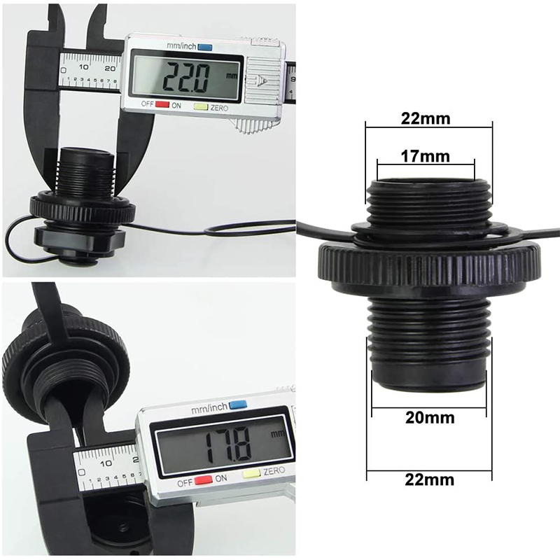 22mm One-way Inflation Valve Boston Air Valve Caps Screw For Inflatable ...