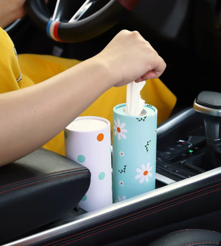 Recyclable Custom Design Cylinder Soft Facial Tissue Paper, High ...