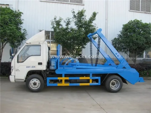Forland 4000 Liters Mini Skip Loader Garbage Truck For Sale With Cheap ...