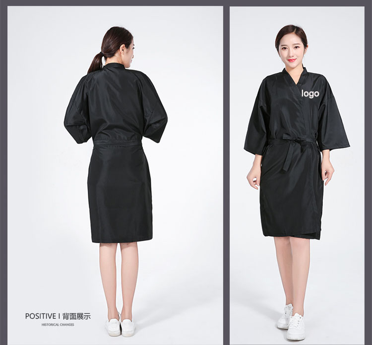 Salon Client Gown With Custom Logo For Barber And Hairdressing Spa ...