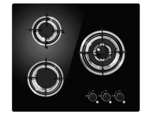 Built-in Table Gas Stove With Glass Panel, High Quality Built-in Table ...