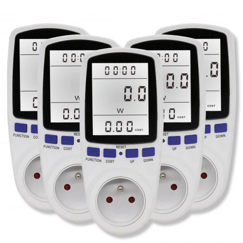 French Standard Digital Power Meter Power Monitor, High Quality French ...