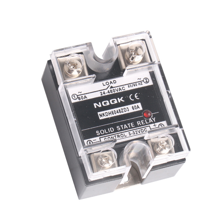 Dc/ac 60a 480vac Single Phase Ssr Solid State Relay 12v, High Quality ...